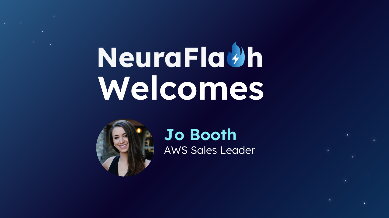 NeuraFlash Adds AWS Fire Power by hiring Experienced Sales Leader, Jo Booth
